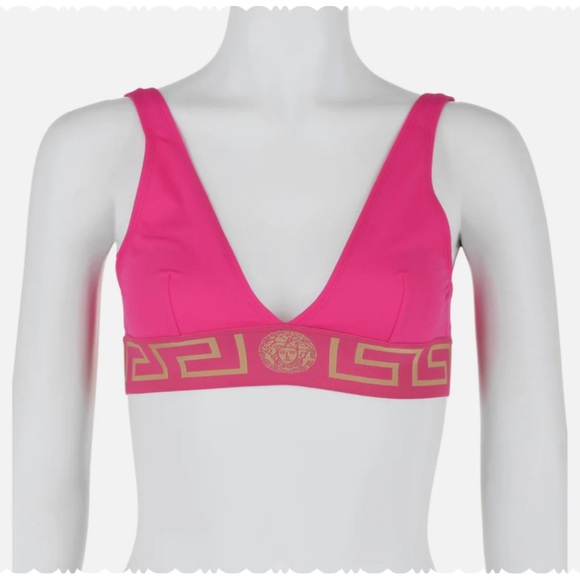 Versace | Intimates & Sleepwear | Versace Greca Border Triangle Bikini ...